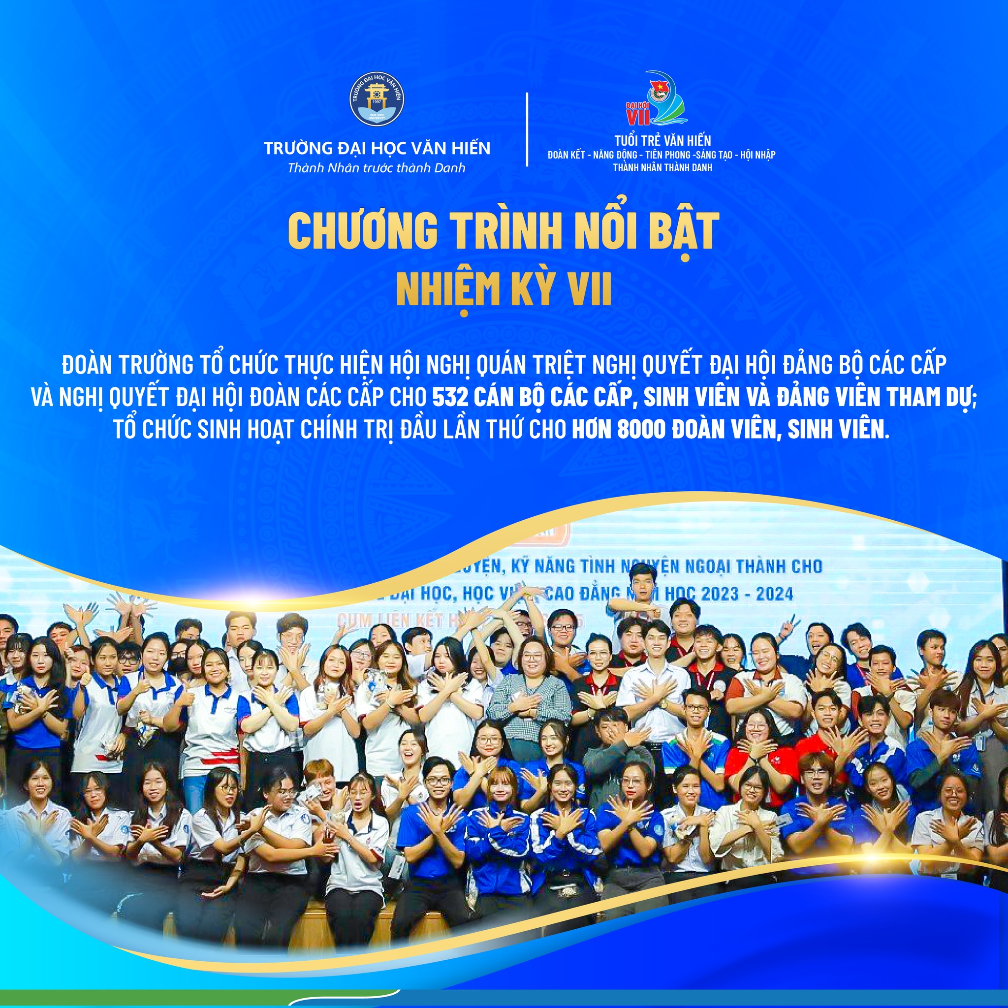 Nhìn lại để tiến bước - Cùng điểm qua các hoạt động nổi bật của Đoàn TNCS Hồ Chí Minh Trường Đại ...